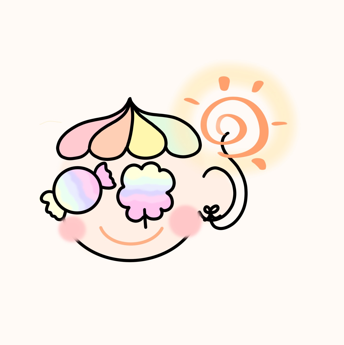 솜사탕 감성 동화 일러스트 한 뭉치 그려드려요 - 크몽