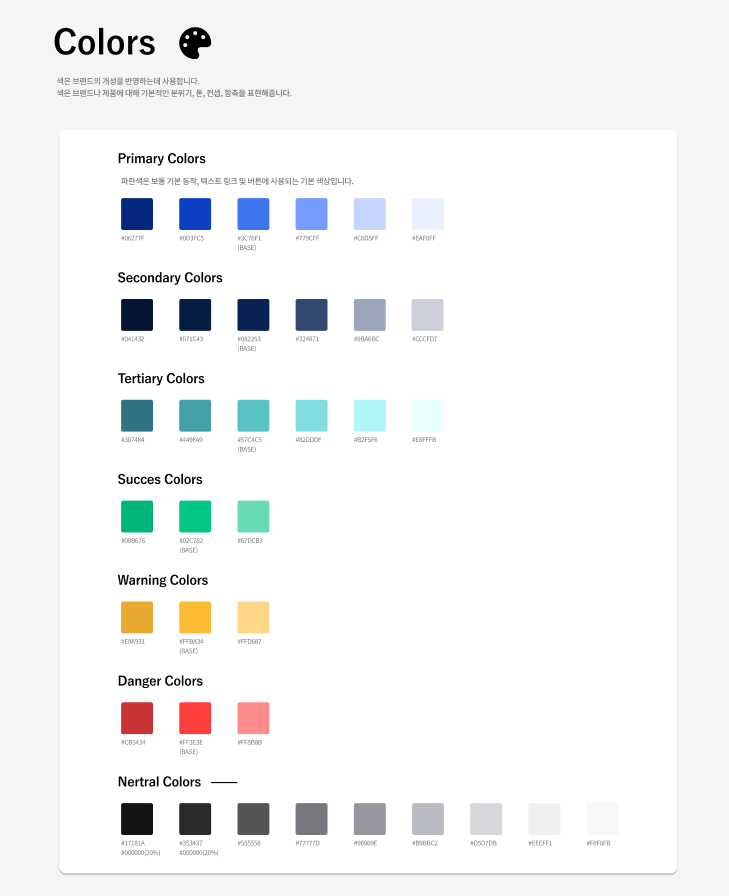 Ui Ux 디자인 시스템 Figma 파일 및 Pdf 크몽