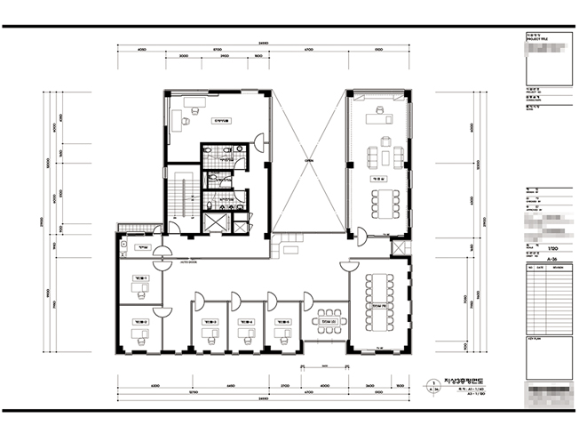 아파트 상가 사무실 빠르게 캐드 도면 작업해 드립니다. - 크몽