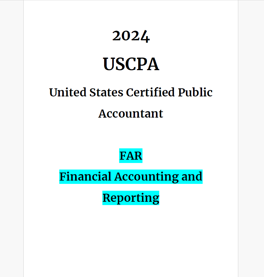 쉽게 합격하는 AICPA FAR 미국회계사 라이센스 - 크몽