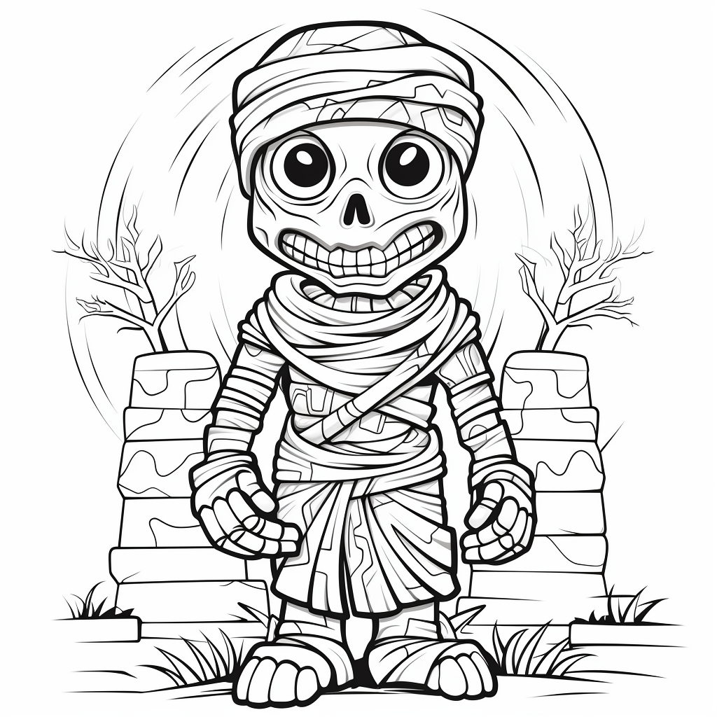 huni art 컬러링북 할로위 마녀와 몬스터들 - 크몽