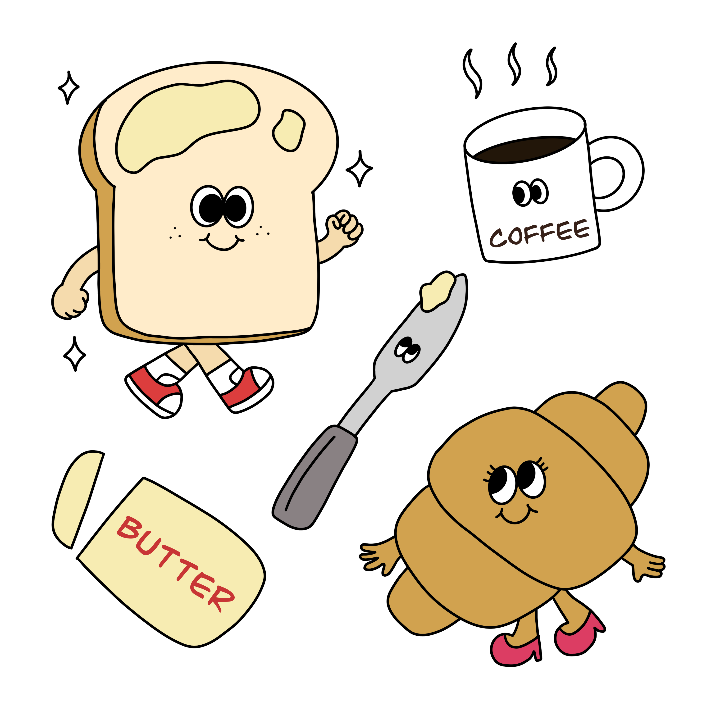 힙한 빈티지 레트로 캐릭터, 일러스트 그려 드립니다 | 45000원부터 시작 가능한 총 평점 5점의 디자인, 일러스트, 상업용 ...