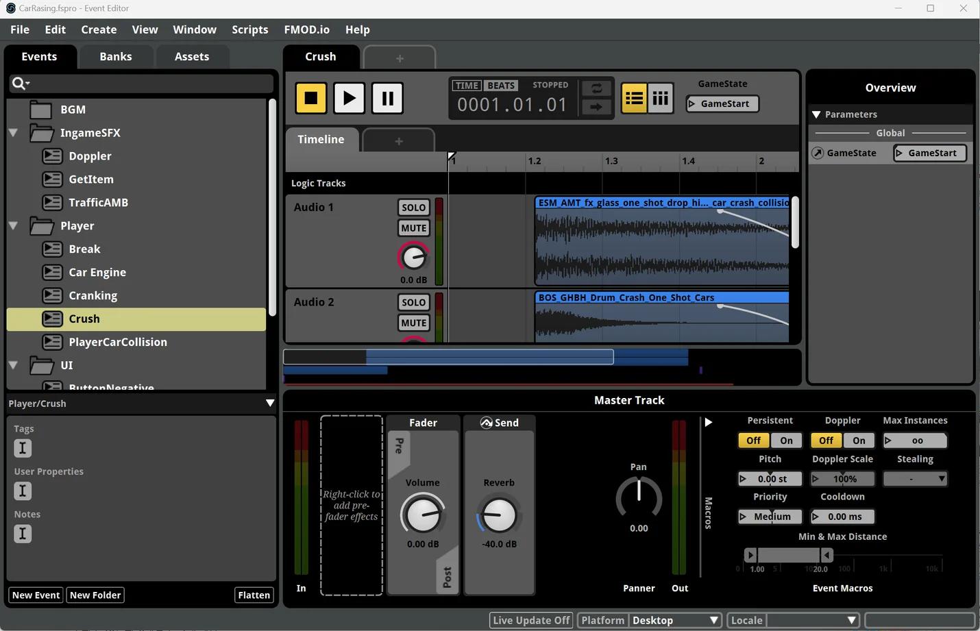 Unity 오디오 빌드Wwise/Fmod가능 - 크몽