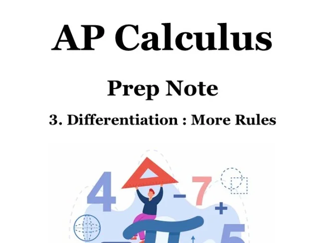 AP Calculus Prep Note Unit 3 - 크몽