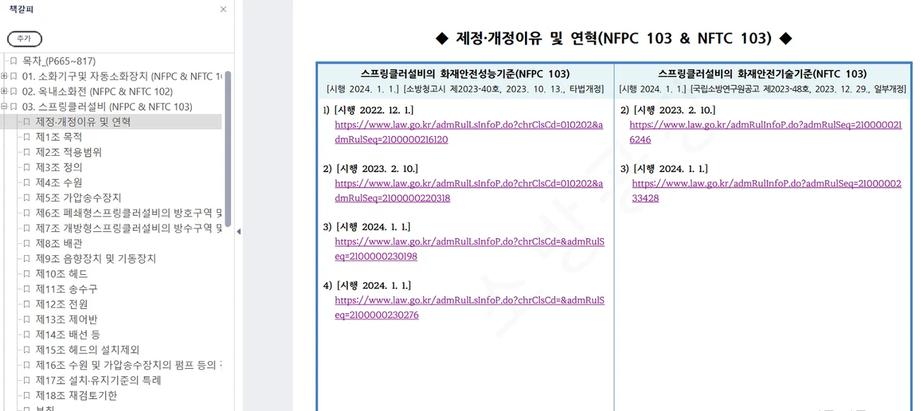 2024 화재안전기준 NFPC / NFTC - 최신개정 - 크몽