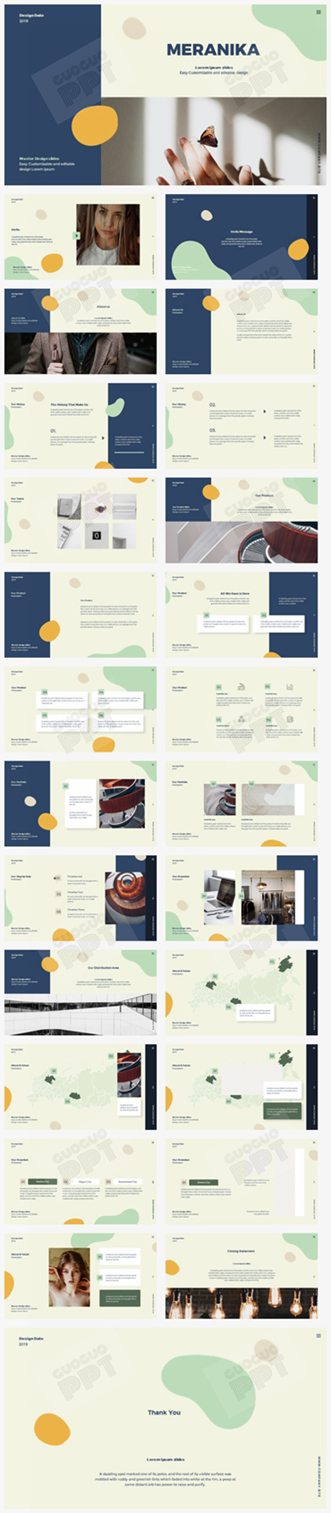 시각적인 작업에 적합한 PPT템플릿336장을 드립니다. - 크몽