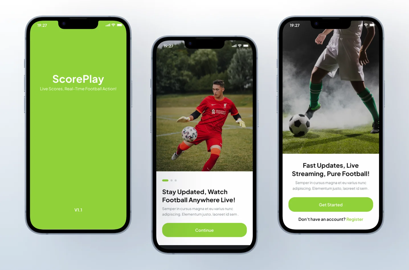 scoreplay, 앱 포트폴리오 - 크몽