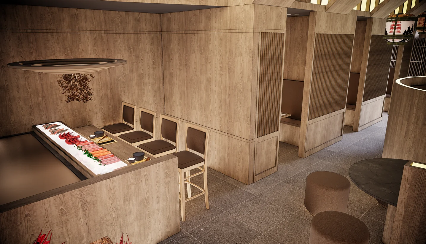 50py 상공간_이자카야, 3D 공간 모델링 포트폴리오 - 크몽