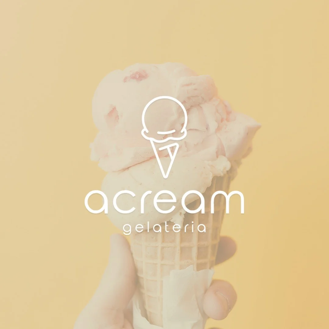 젤라또 아이스크림 판매점 로고디자인, 로고 디자인 포트폴리오 - 크몽
