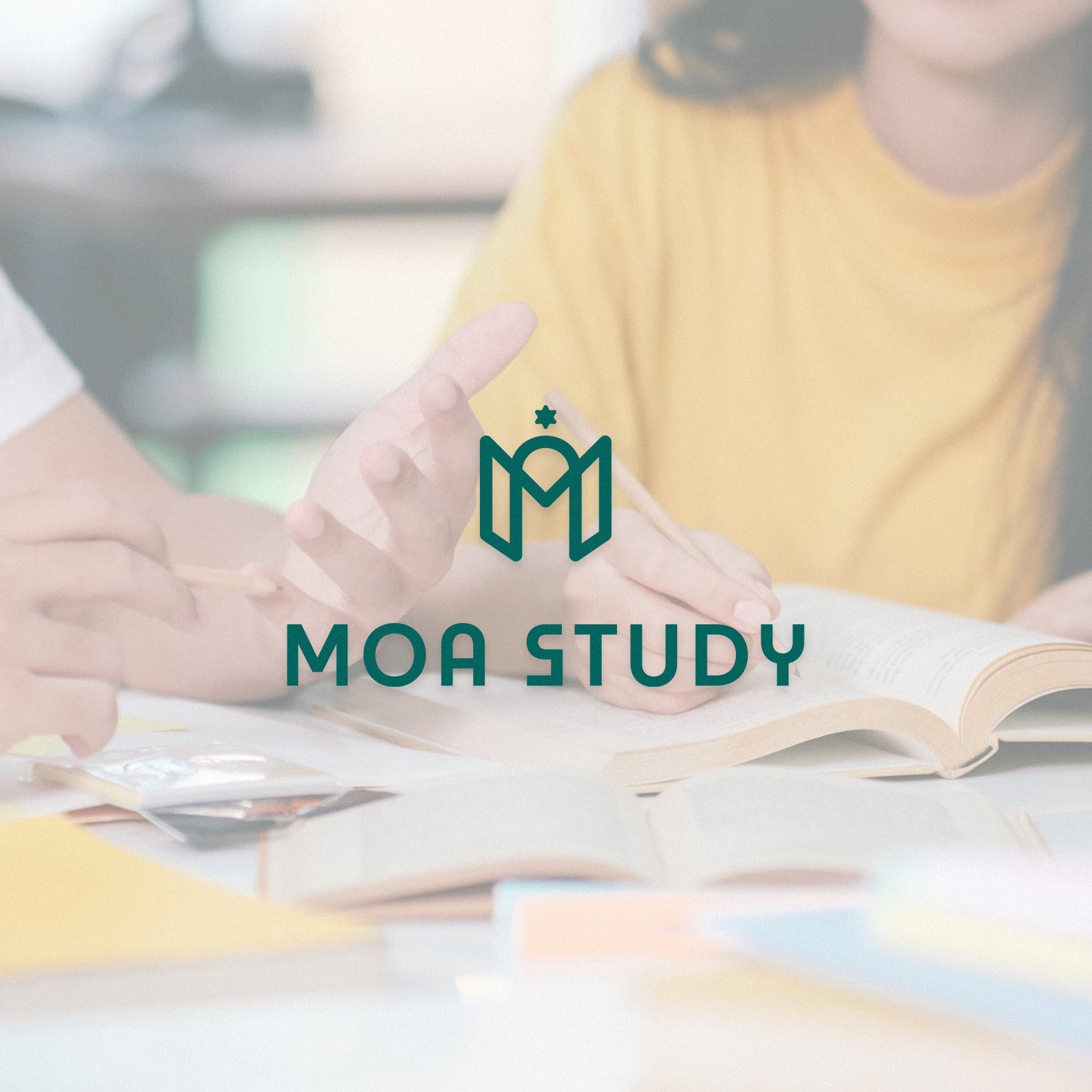 모아스터디(MOA Study)｜스터디 카페(Study Cafe), 로고 디자인 포트폴리오 - 크몽