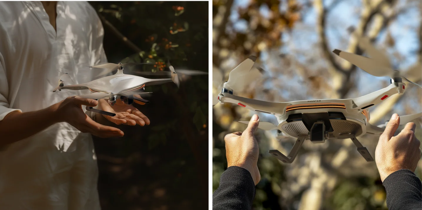 DJI Phantom 5 Re-Design, 3D 제품모델링·렌더링 포트폴리오 - 크몽