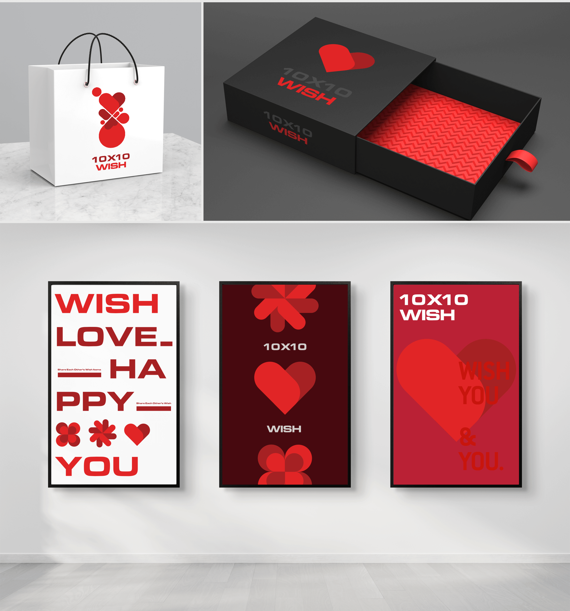 10X10 Wish, 앱·모바일 디자인 포트폴리오 - 크몽