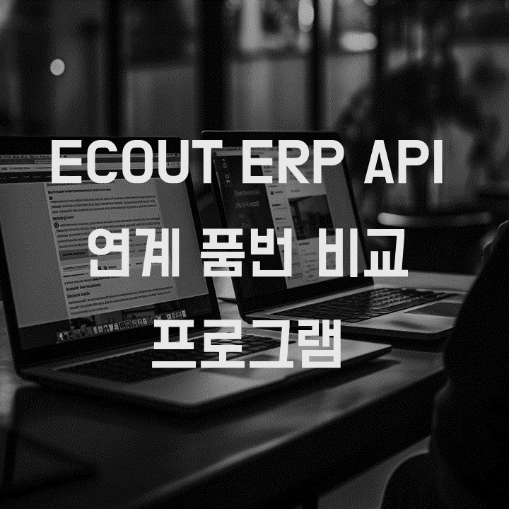 ECOUT ERP API 연계 품번 비교 프로그램, 업무 자동화 포트폴리오 - 크몽