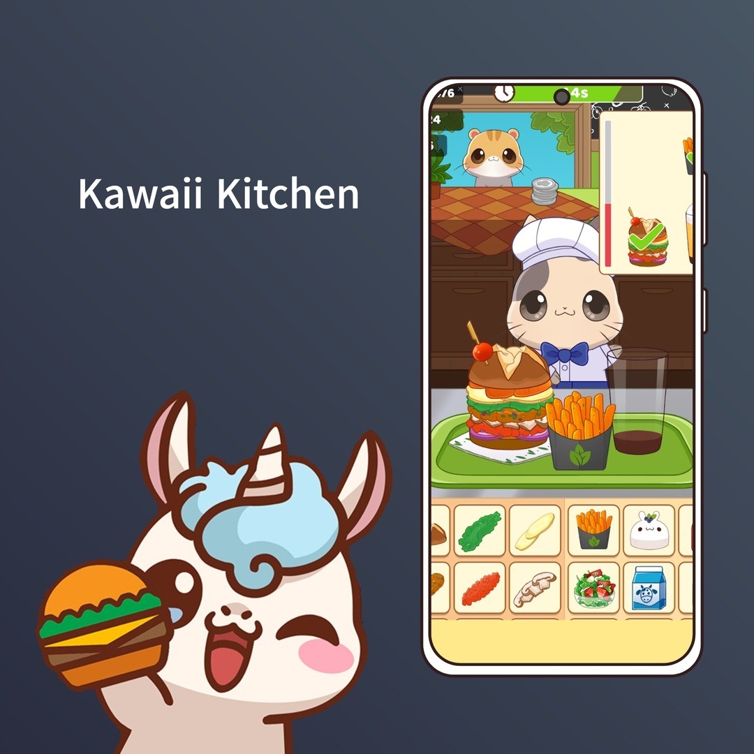 Kawaii Kitchen, 게임∙AR∙VR 포트폴리오 - 크몽