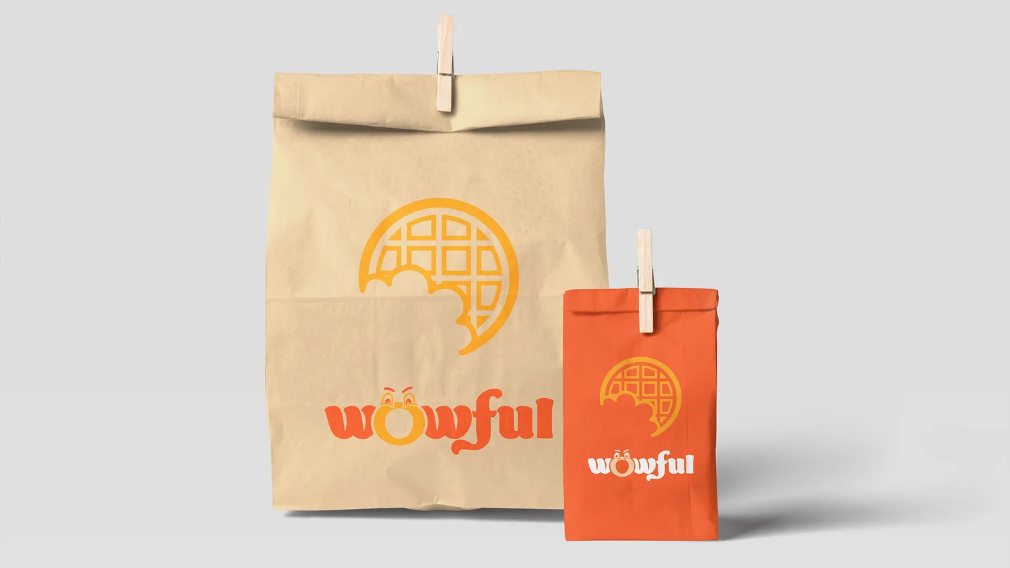 WOWFUL 로고, 로고 디자인 포트폴리오 - 크몽