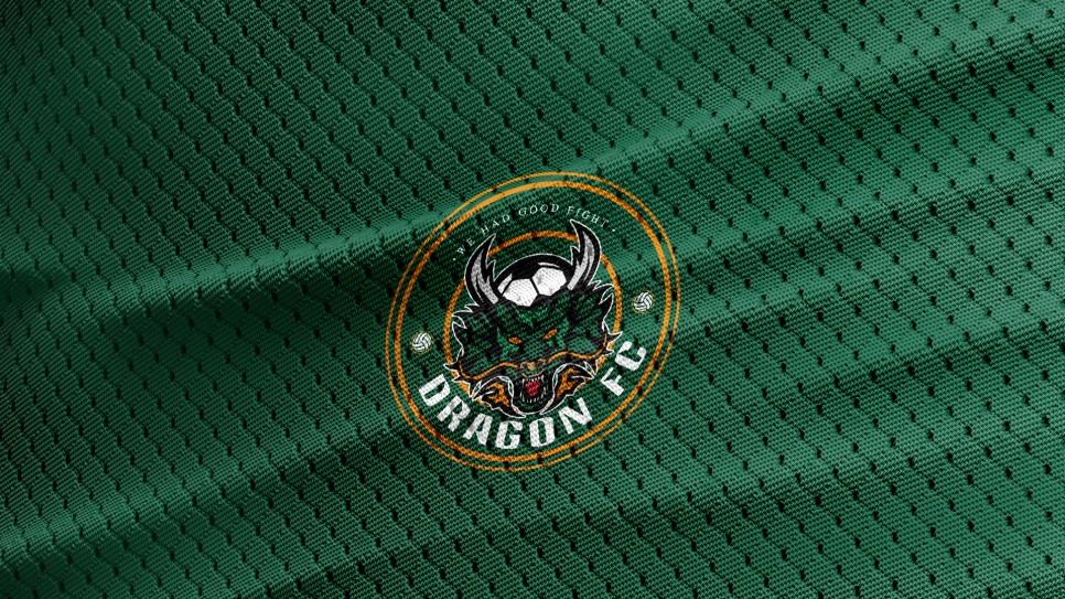 DRAGON FC (드래곤FC) 축구클럽 엠블럼 디자인, 로고 디자인 포트폴리오 - 크몽