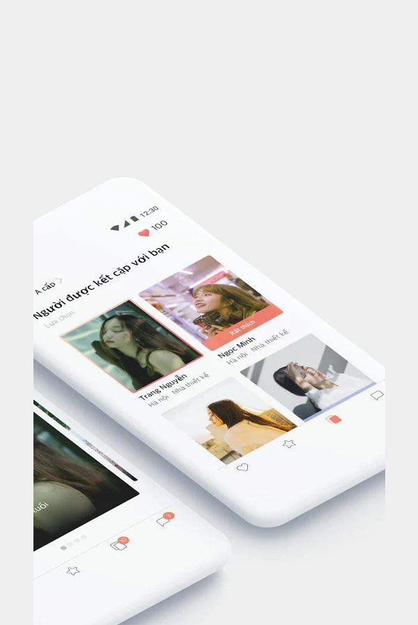 PQ 데이팅 앱 개발, 앱 포트폴리오 - 크몽