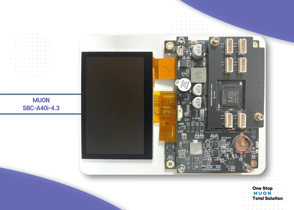 SBC-A40i-4.3, 하드웨어·임베디드 포트폴리오 - 크몽