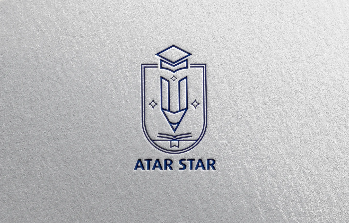[학원로고] ATAR STAR 로고 디자인, 로고 디자인 포트폴리오 - 크몽