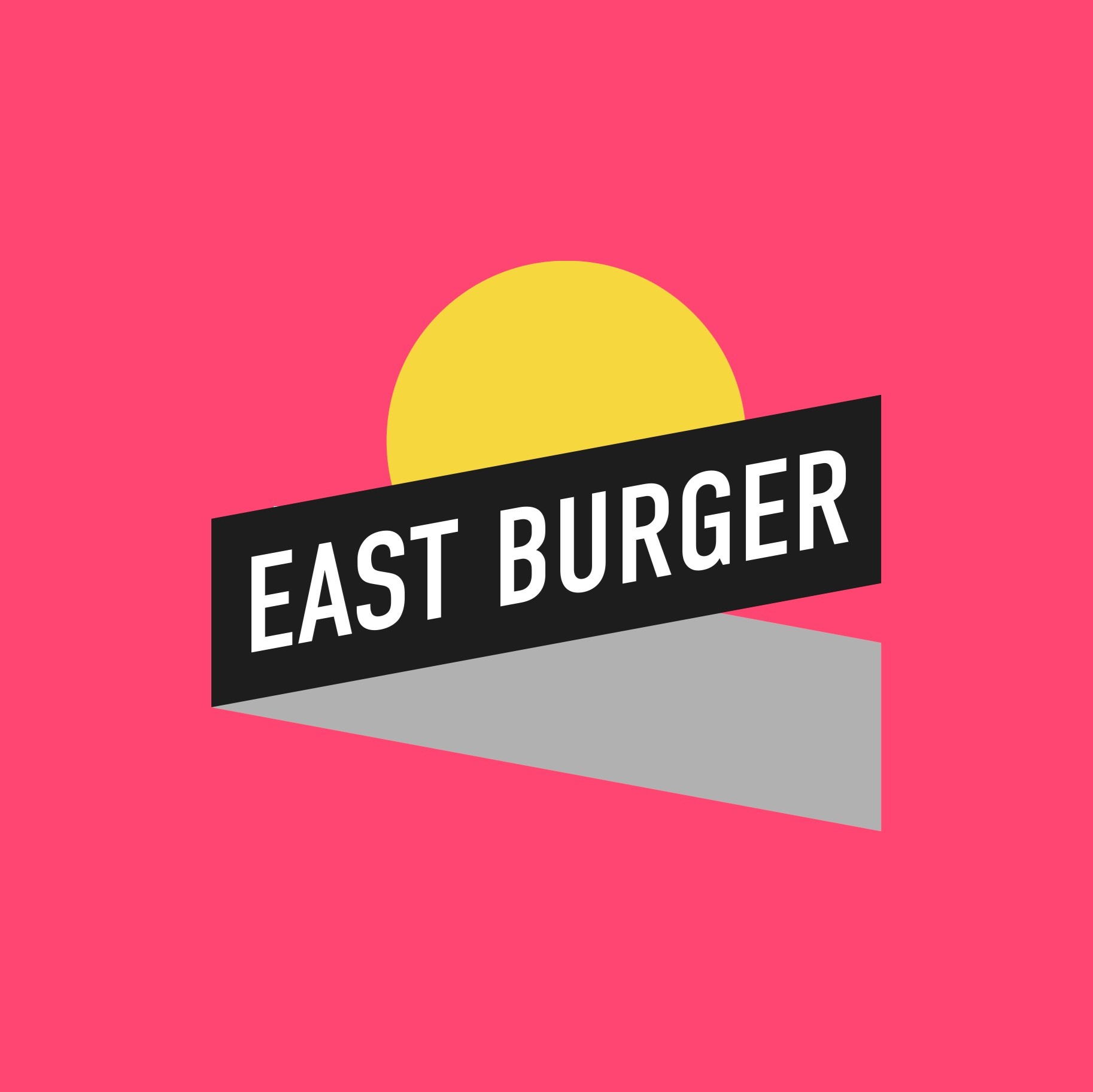 EAST BURGER 로고 디자인, 로고 디자인 포트폴리오 - 크몽