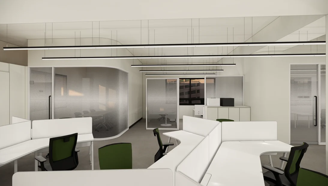 80py 오피스_3D 모델링, 3D 공간 모델링 포트폴리오 - 크몽