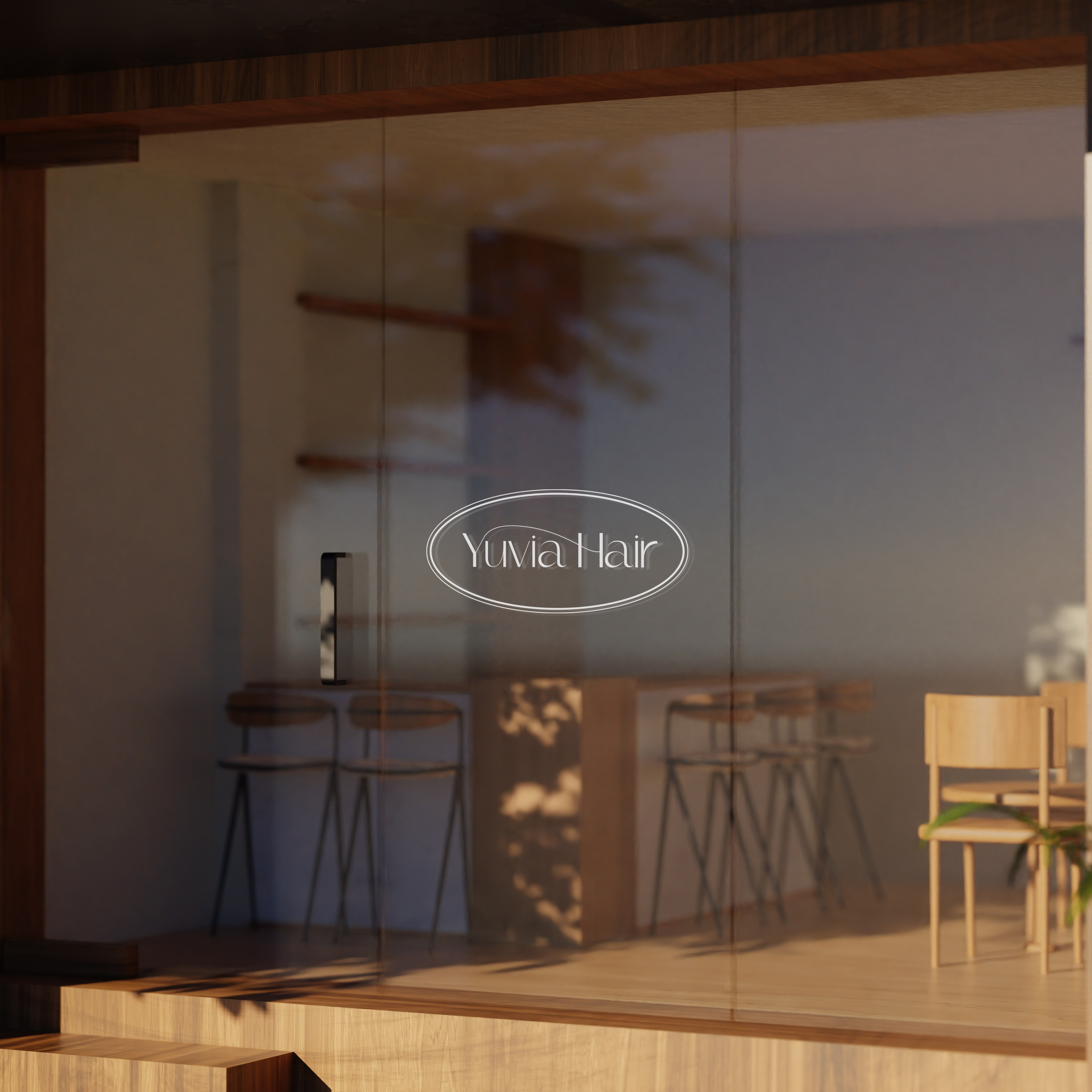 Yuvia Hair, 미용실 로고 디자인, 로고 디자인 포트폴리오 - 크몽