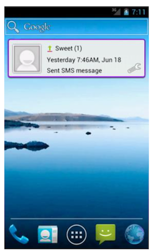 SMS/MMS Widget, 앱 포트폴리오 - 크몽