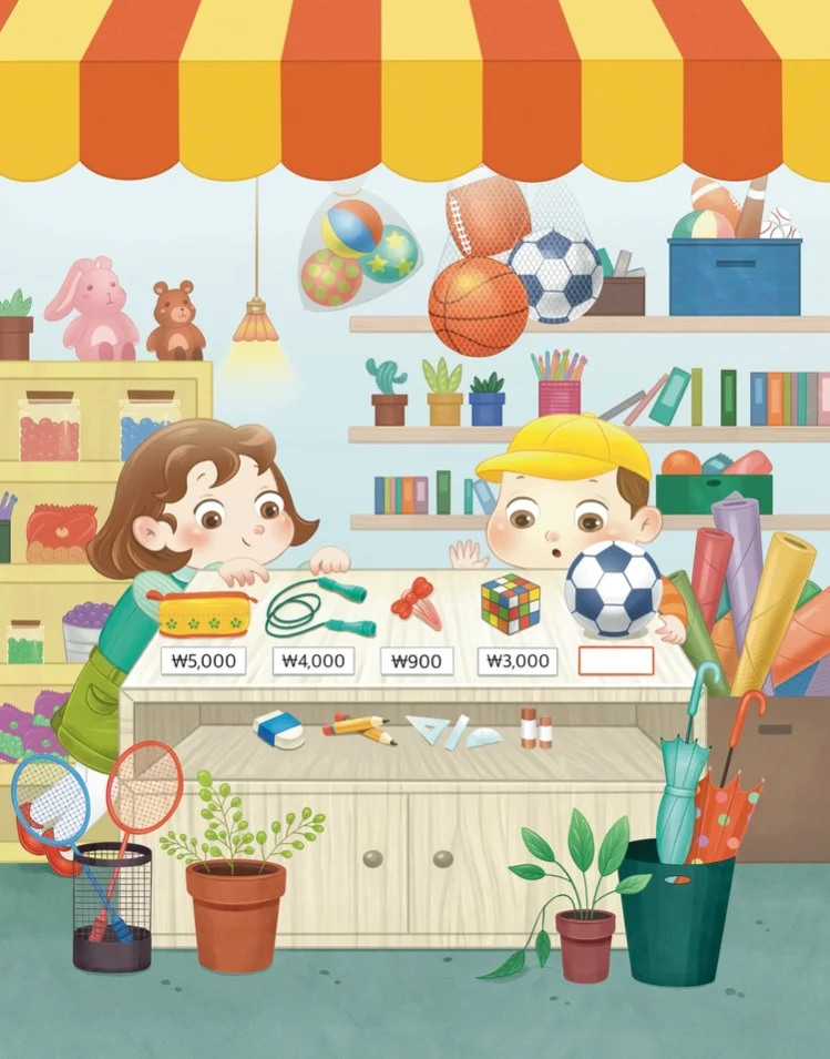 YBM 초등영어 3,4학년 교과서, 일러스트 포트폴리오 - 크몽