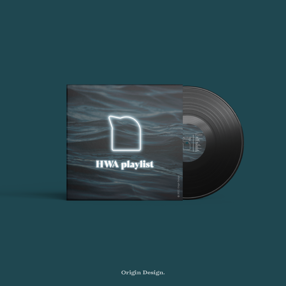 HWA Playlist의 심볼로고, 로고 디자인 포트폴리오 - 크몽