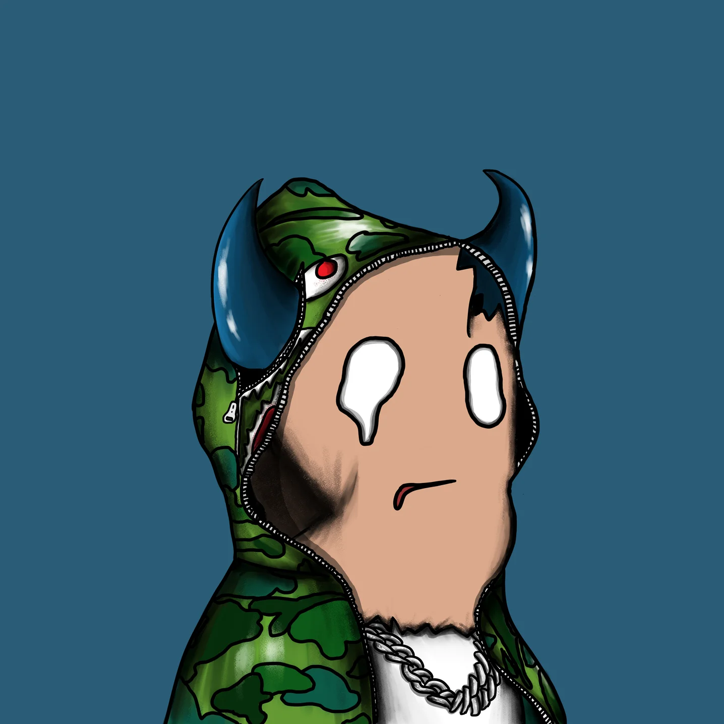 MASK ON DEVIL COLLECTION [NFT], 일러스트 포트폴리오 - 크몽