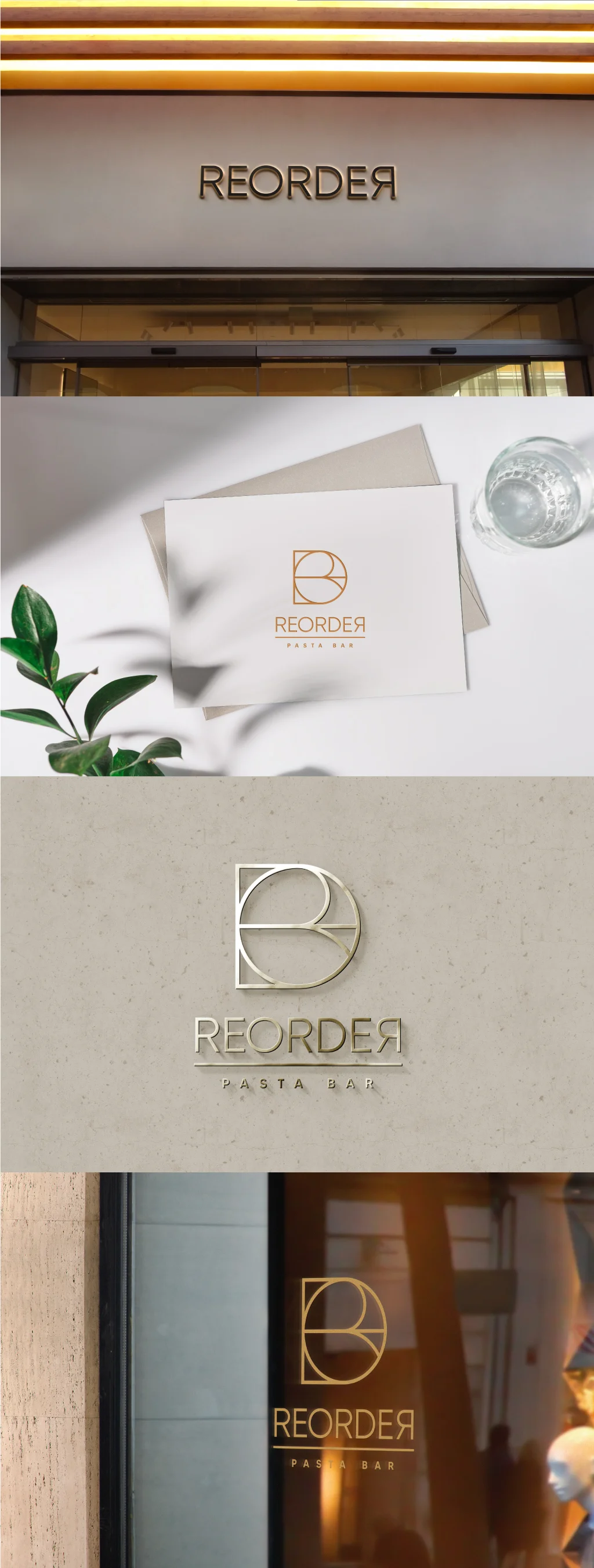 [로고디자인] 파스타바 리오더 REORDER LOGO, 로고 디자인 포트폴리오 - 크몽
