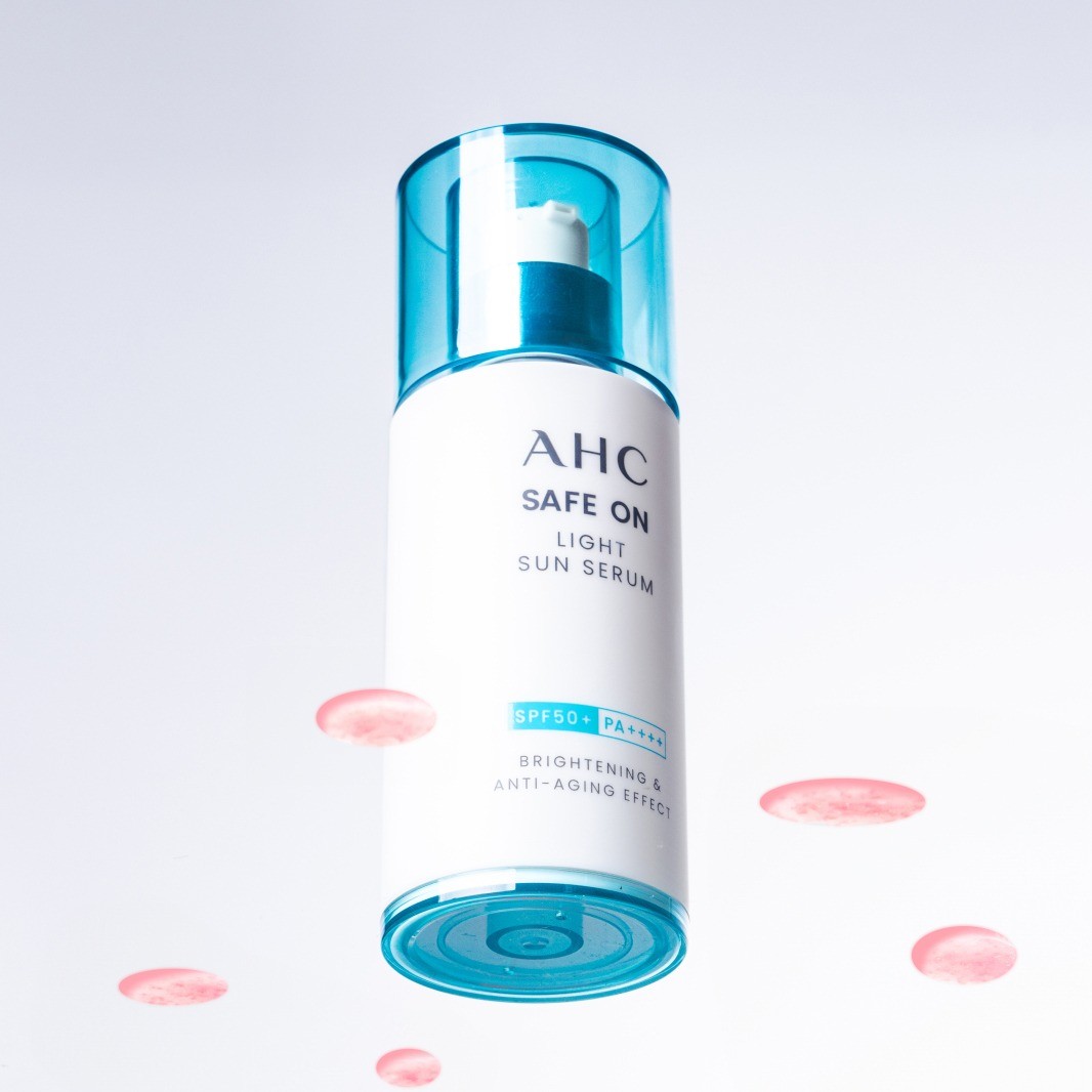 [제품사진/연출/보정] AHC SAFE ON 라이트 선 세럼 제품 촬영, 제품·홍보 사진 포트폴리오 - 크몽