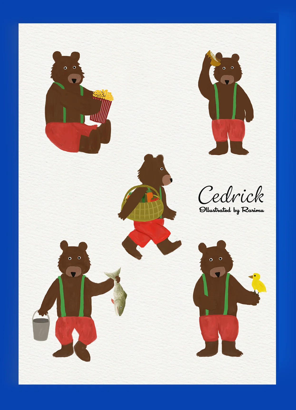 스티커디자인- Mr. Cedrick, 스티커·봉투·초대장 포트폴리오 - 크몽