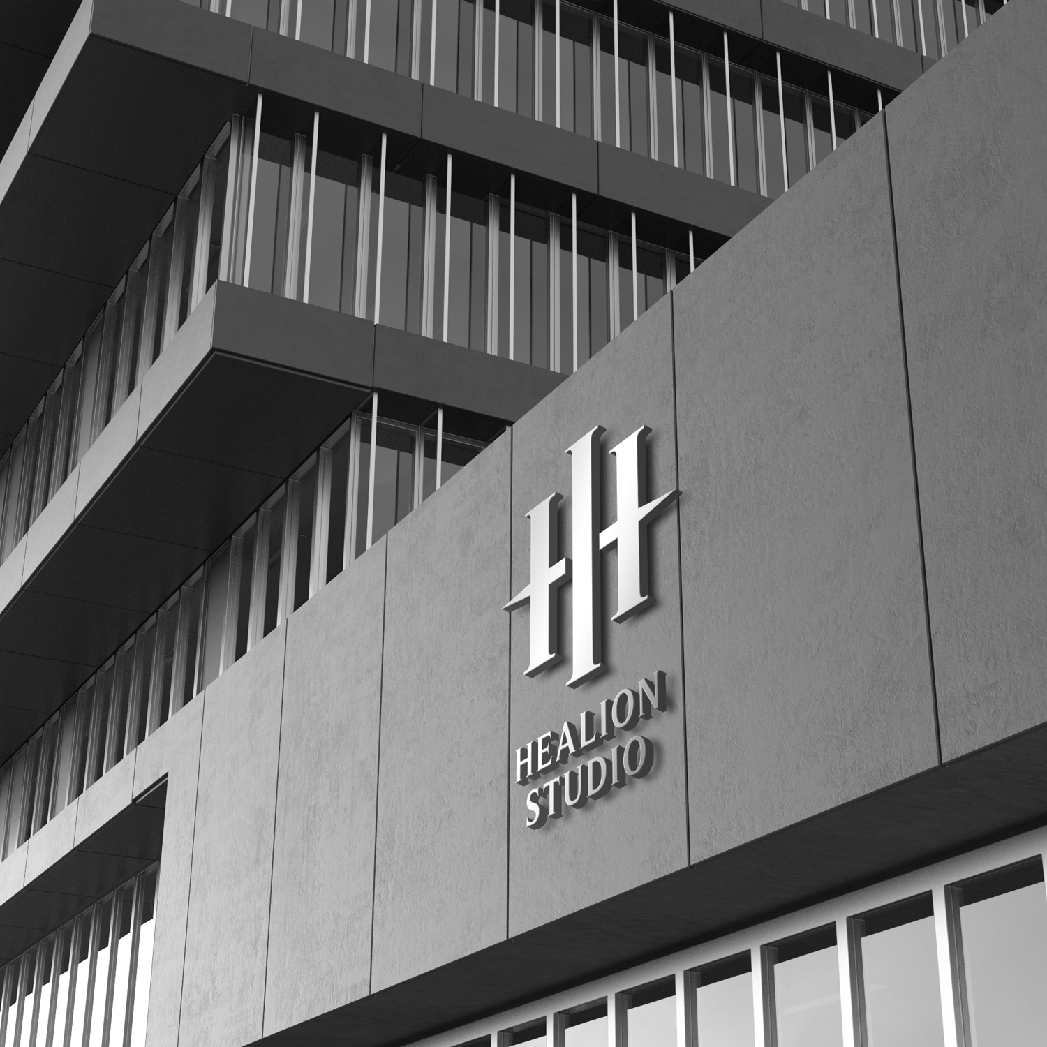 건축사무소 'HEALION' 로고디자인, 로고 디자인 포트폴리오 - 크몽