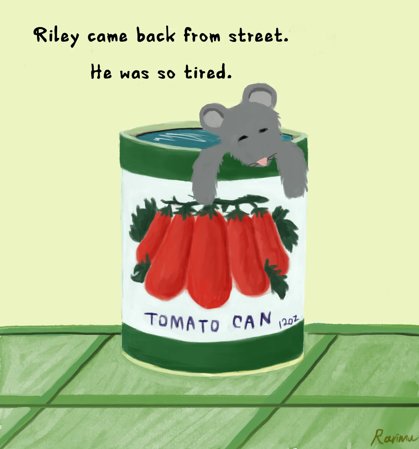 동화일러스트 Childrenbookillustration- Riley the rat, 책표지·내지 포트폴리오 - 크몽