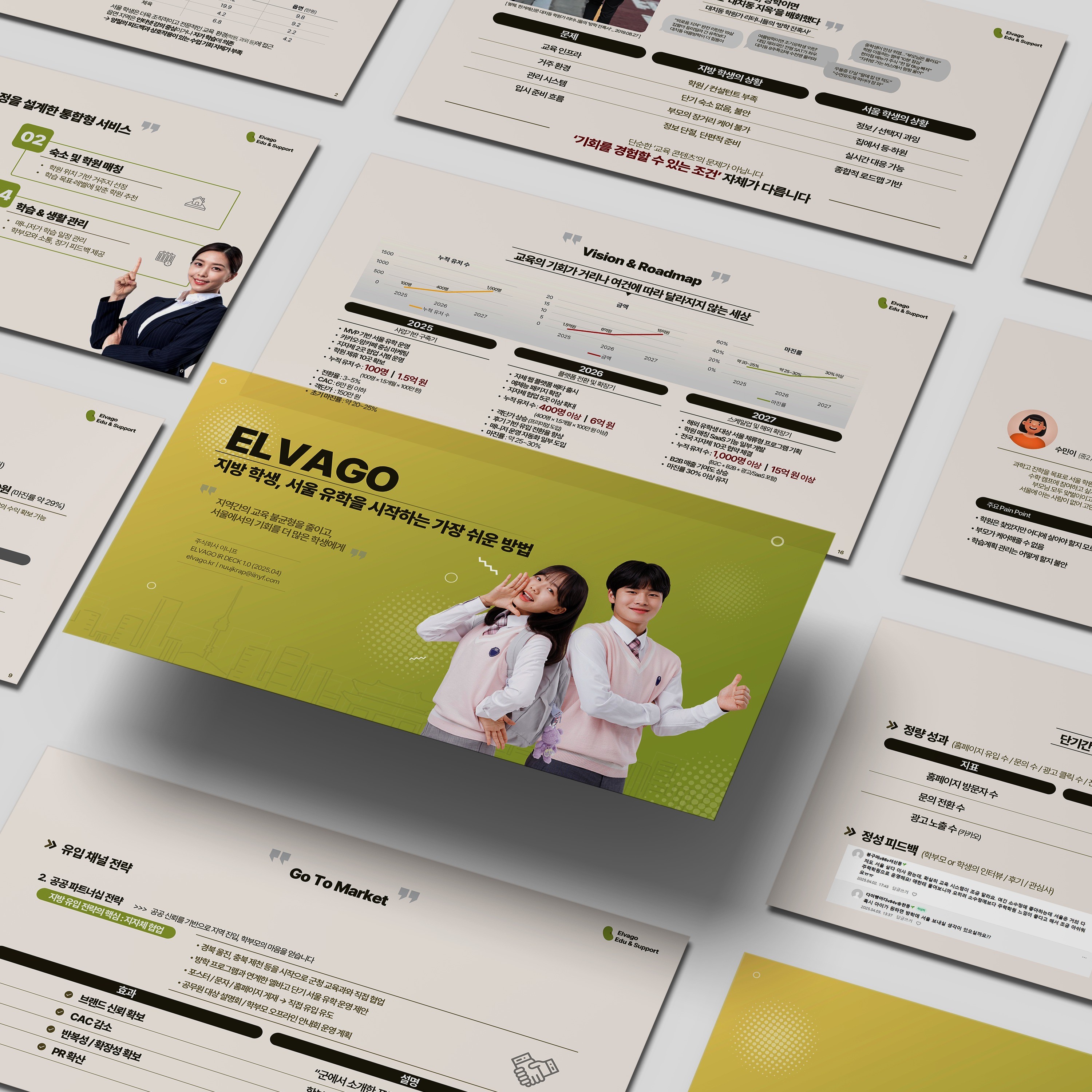 사업계획서 IR DECK PPT, PPT·인포그래픽 포트폴리오 - 크몽