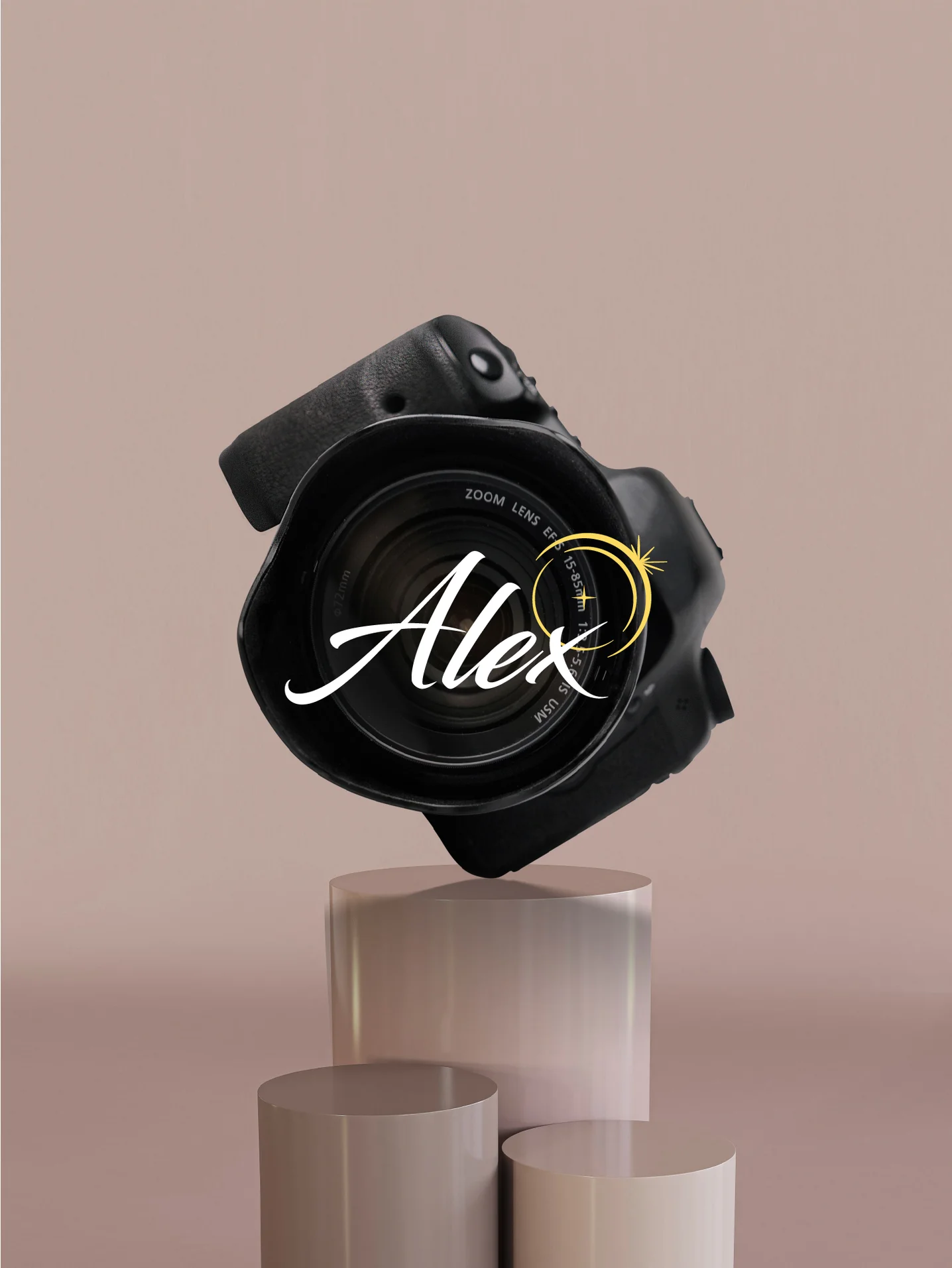 ALEX PHOTO 사진작가 시그니처 로고, 로고 디자인 포트폴리오 - 크몽