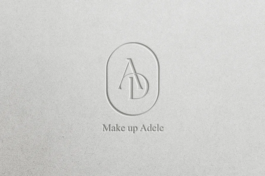 [뷰티샵 로고] Make up Adele, 로고 디자인 포트폴리오 - 크몽