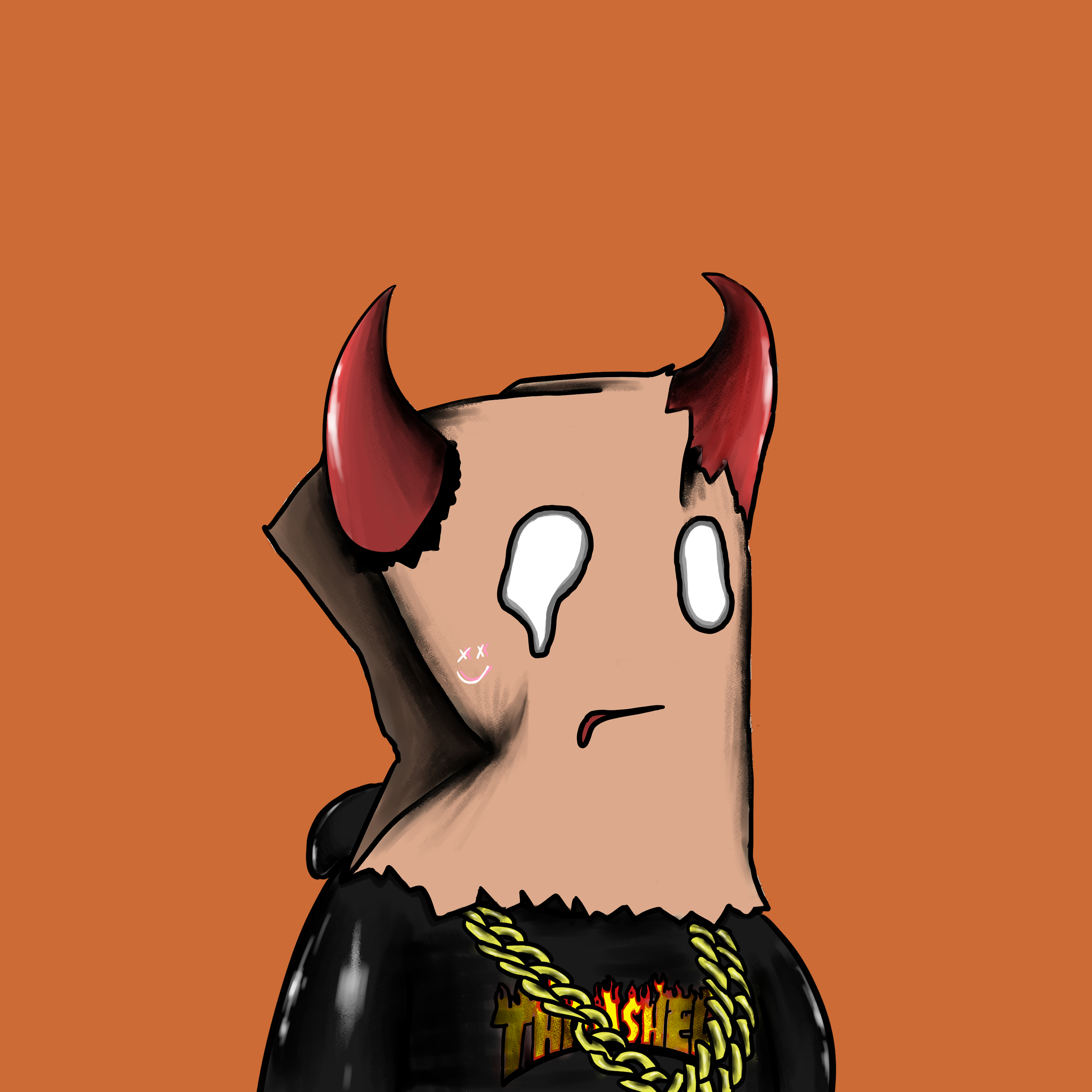 MASK ON DEVIL COLLECTION [NFT], 일러스트 포트폴리오 - 크몽