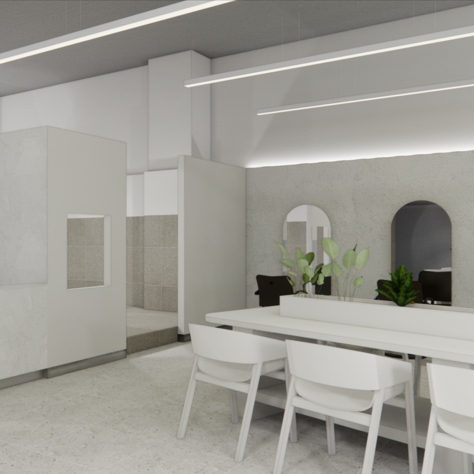 40py_상공간_미용실, 3D 공간 모델링 포트폴리오 - 크몽