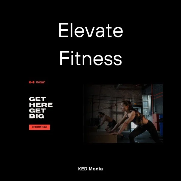 elevate fitness, 홈페이지 신규 제작 포트폴리오 - 크몽