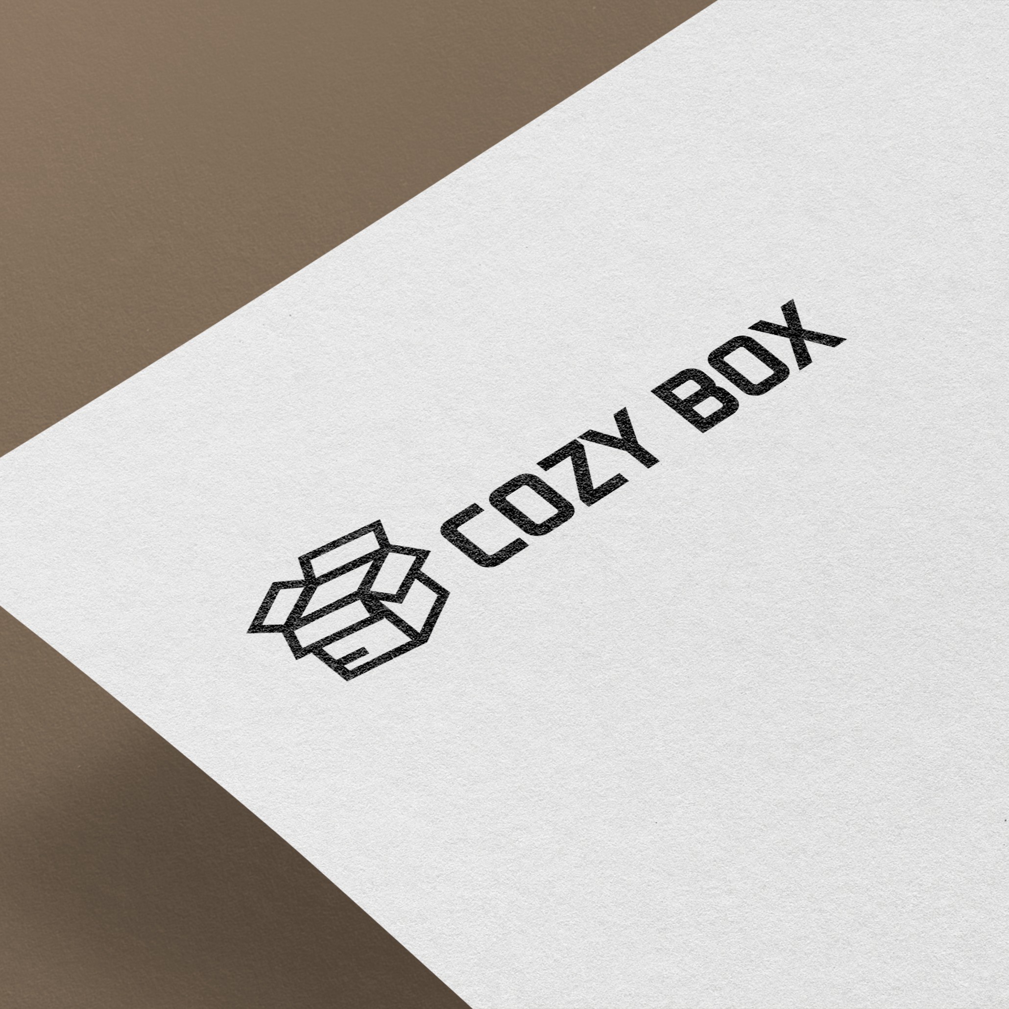 COZY BOX 로고 디자인, 로고 디자인 포트폴리오 - 크몽