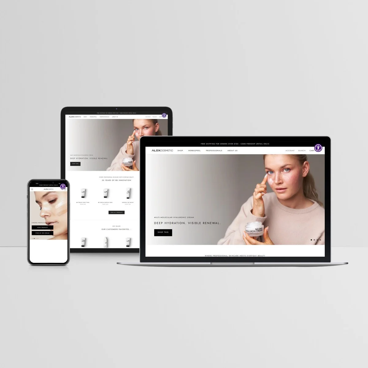 Alex Cosmetic USA, 쇼피파이 포트폴리오 - 크몽