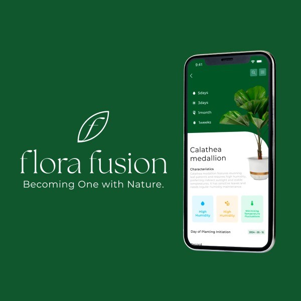 flora fusion, 앱·모바일 UI·UX 포트폴리오 - 크몽