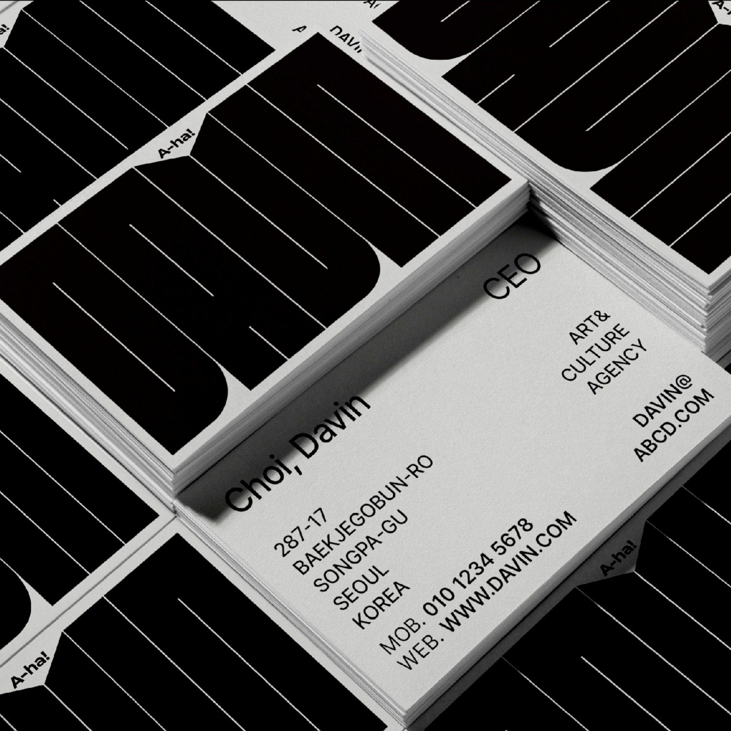 DAVIN COMPANY, 브랜드 디자인·가이드 포트폴리오 - 크몽