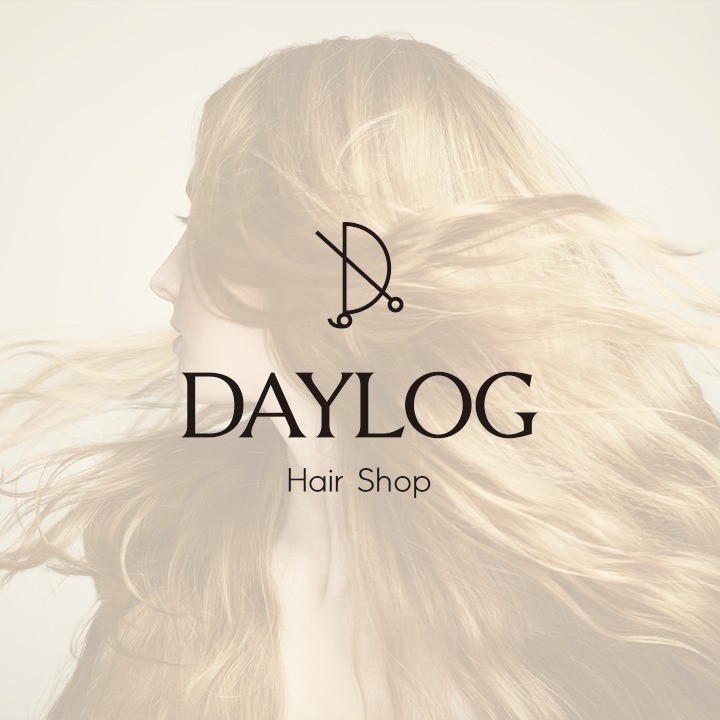 DAYLOG HAIR SHOP 로고디자인, 로고 디자인 포트폴리오 - 크몽