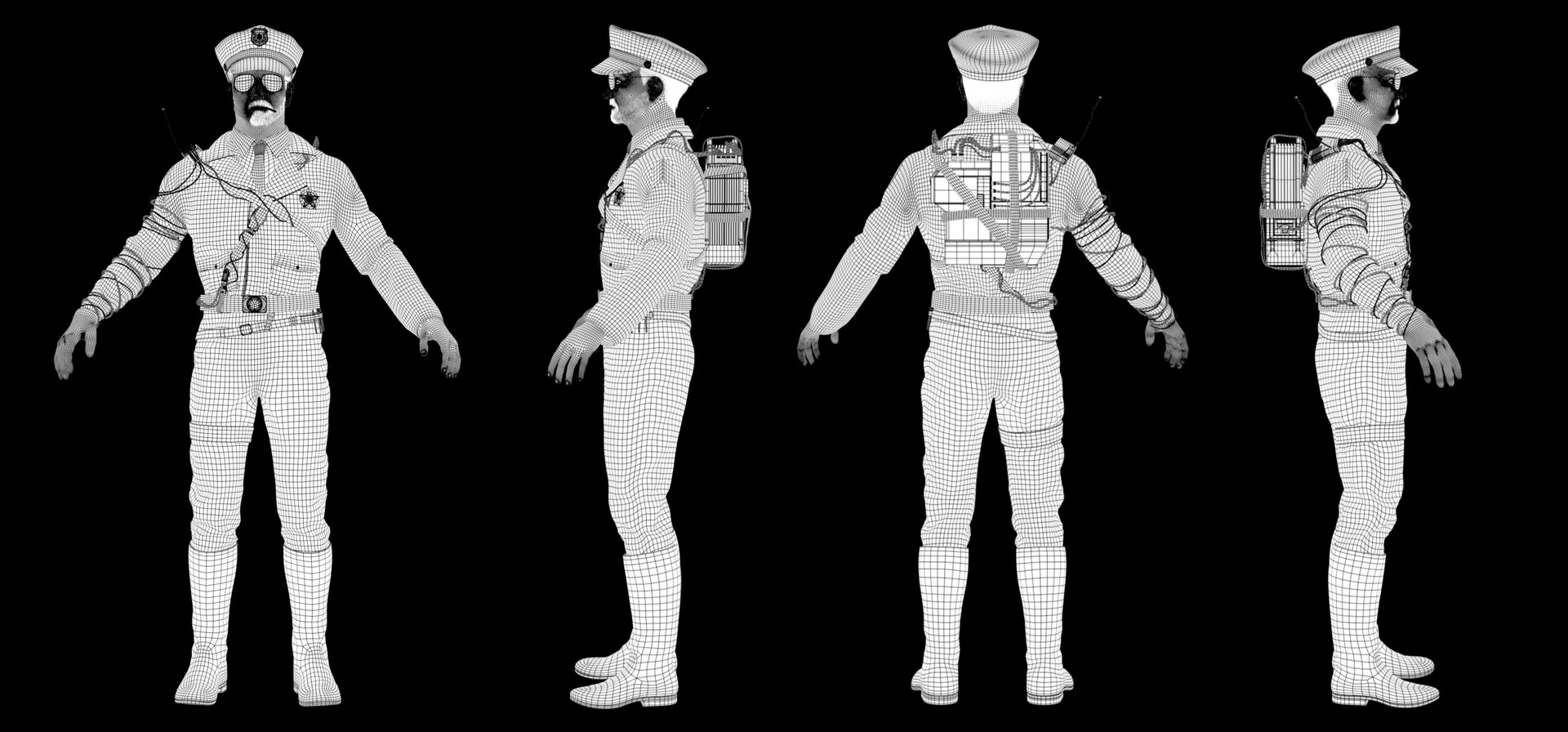 Outlast trials - Coyle fan art 3D Modeling, VR·AR·게임 포트폴리오 - 크몽