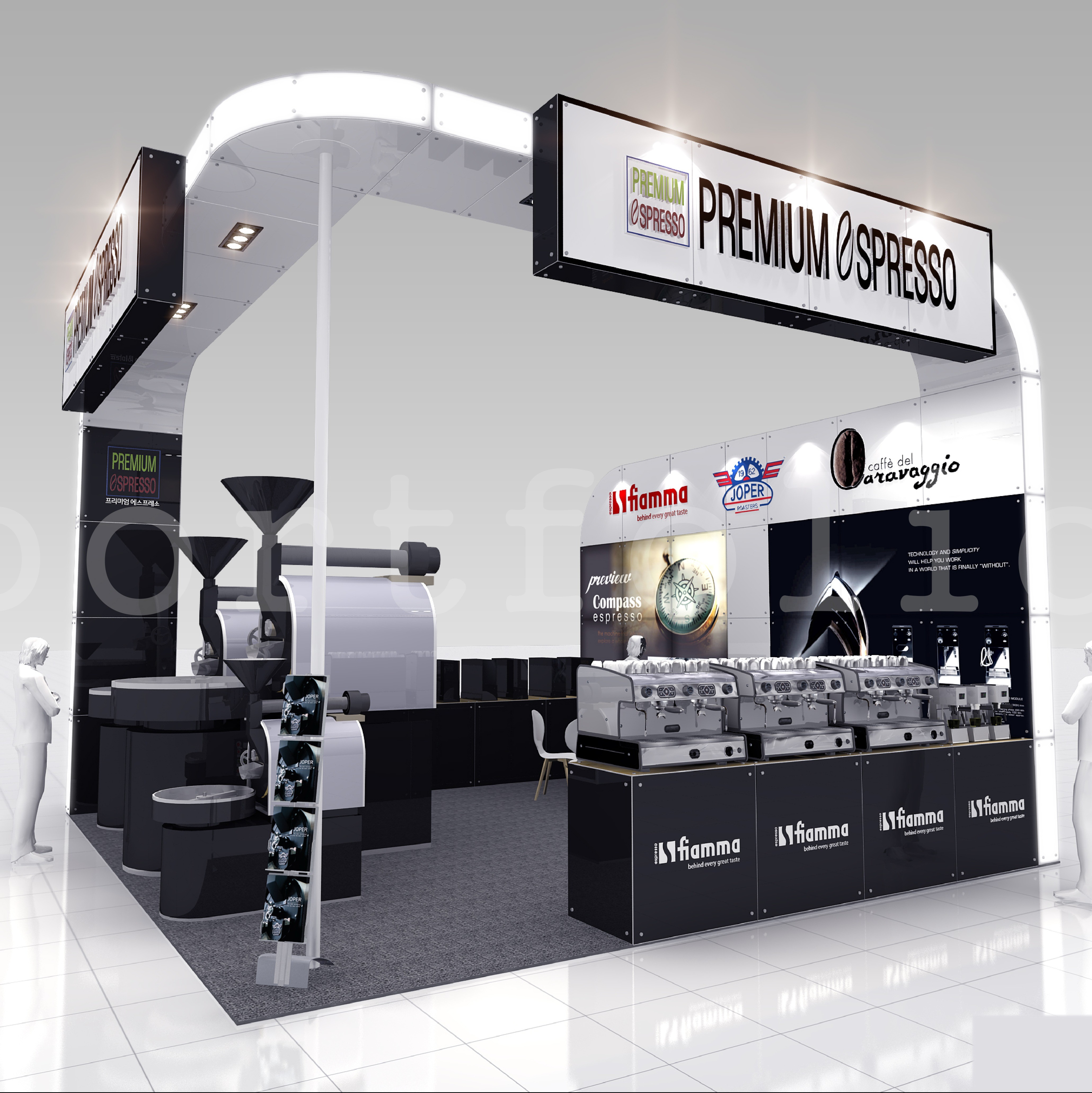 Block booth(4booth), 전시·무대 디자인 포트폴리오 - 크몽