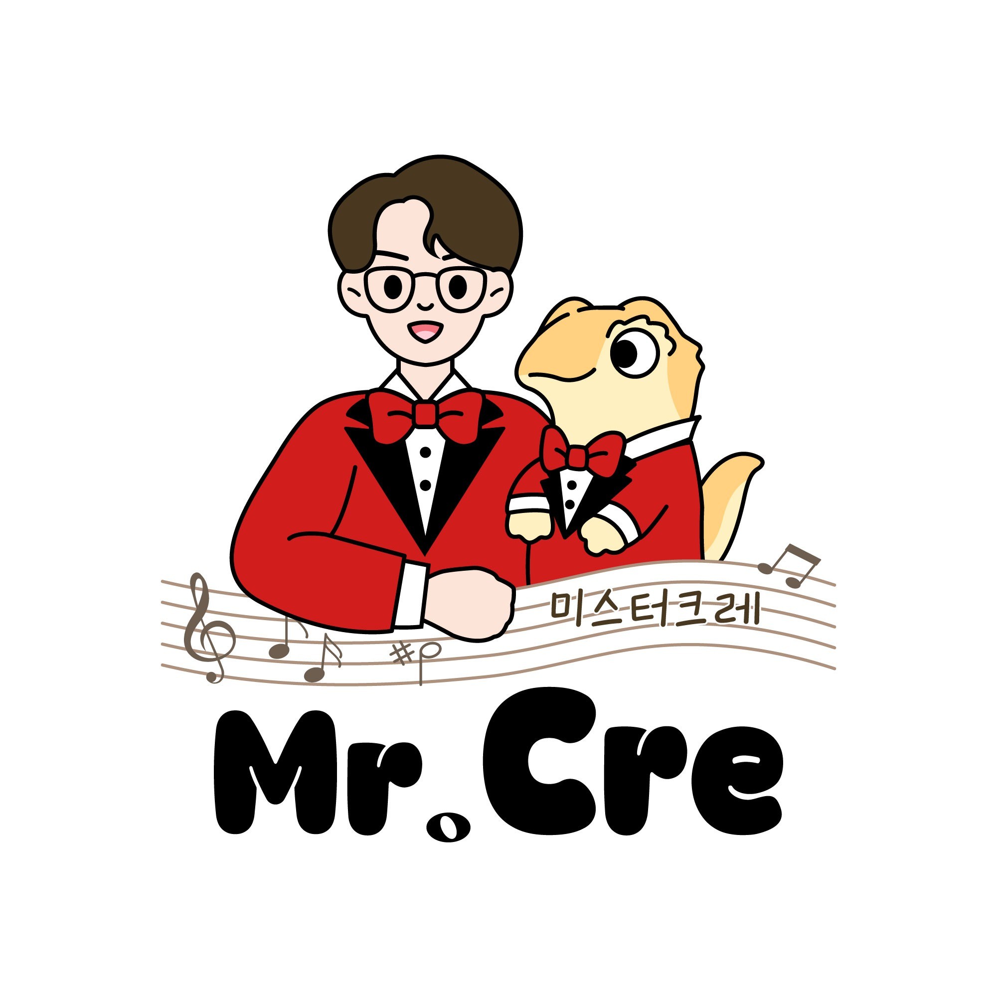 미스터 크레 (Mr.Cre) | 캐릭터 로고 디자인, 로고 디자인 포트폴리오 - 크몽