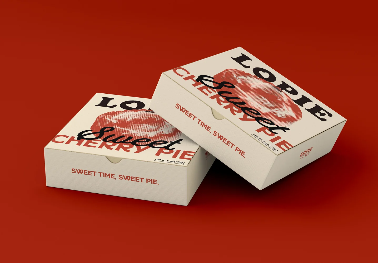 LOPIE｜파이 전문 카페(Pie cafe), 로고 디자인 포트폴리오 - 크몽